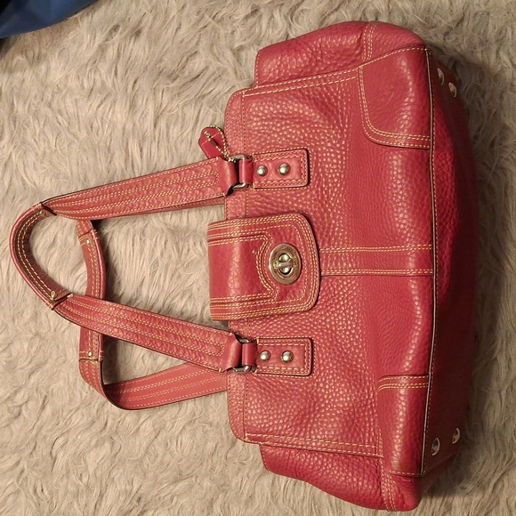 Coach | Bags | Coach Purse Raspberry | Poshmark